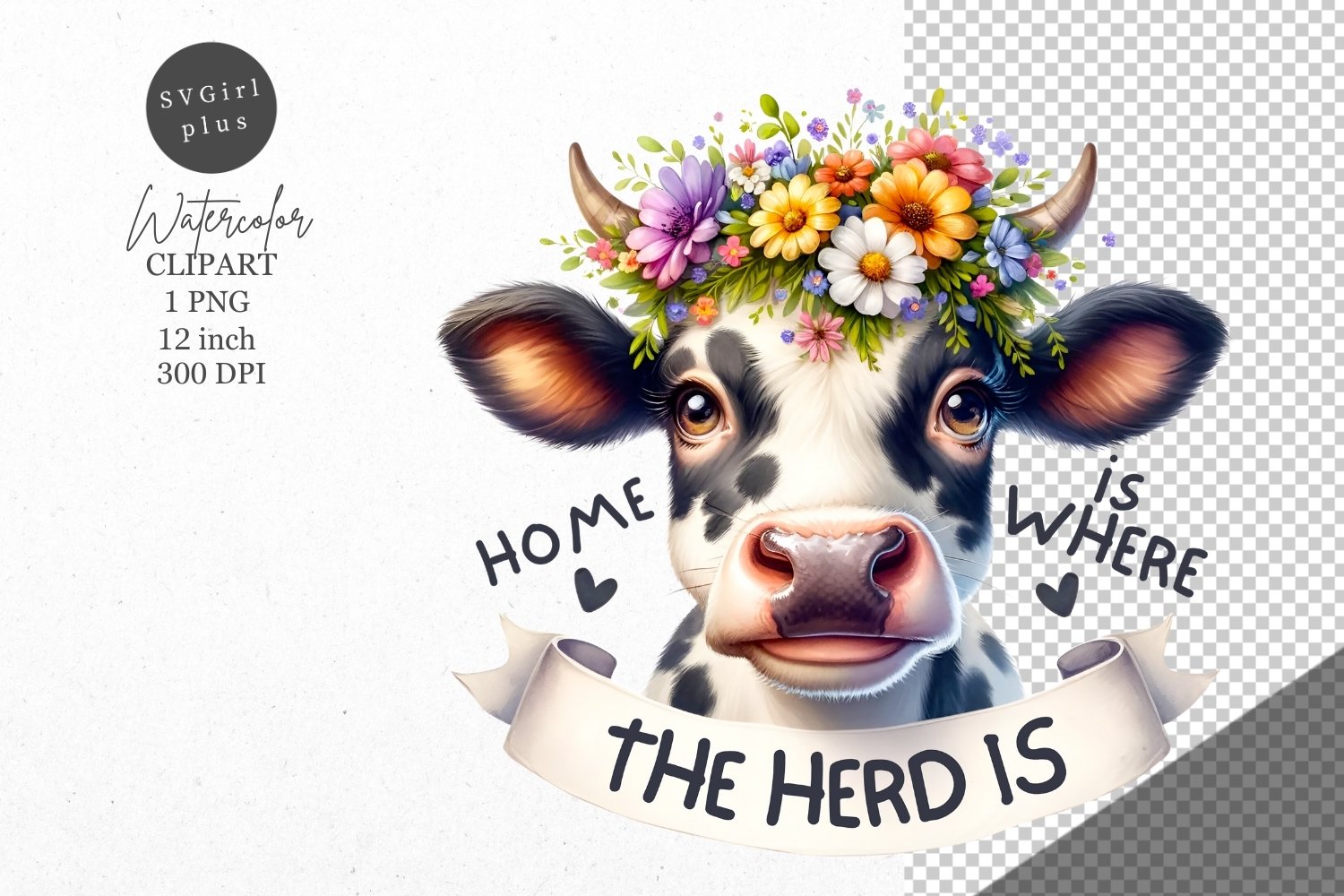 Cattle Herd Clipart