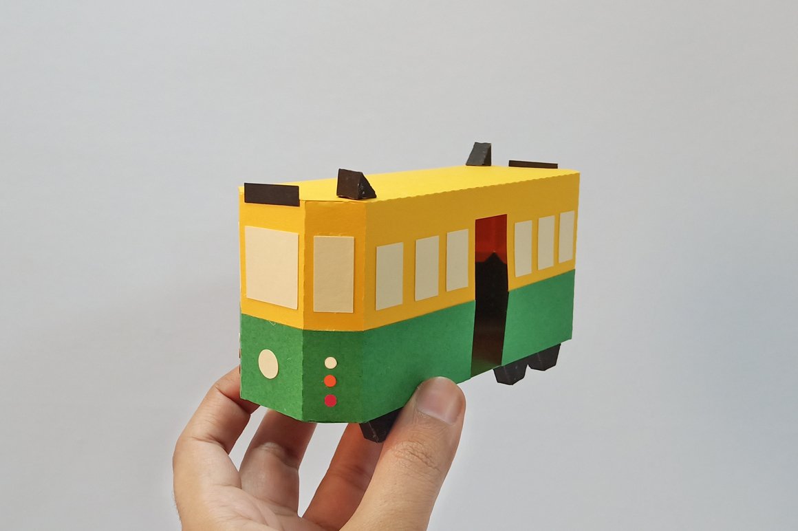 DIY Melbourne Train - 3d papercraft (539782) | Paper Cutting | Design ...