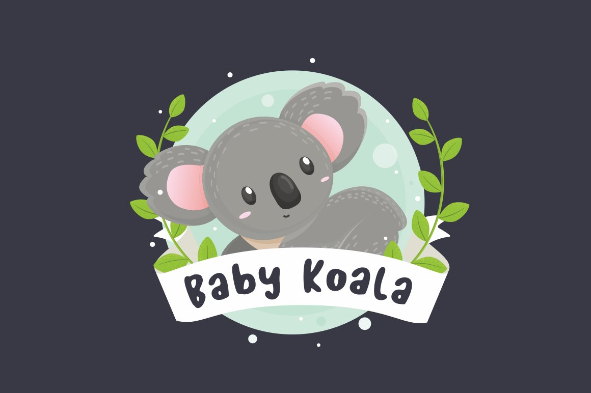 Koala Family - Fun Display Font (857845) | Display | Font Bundles