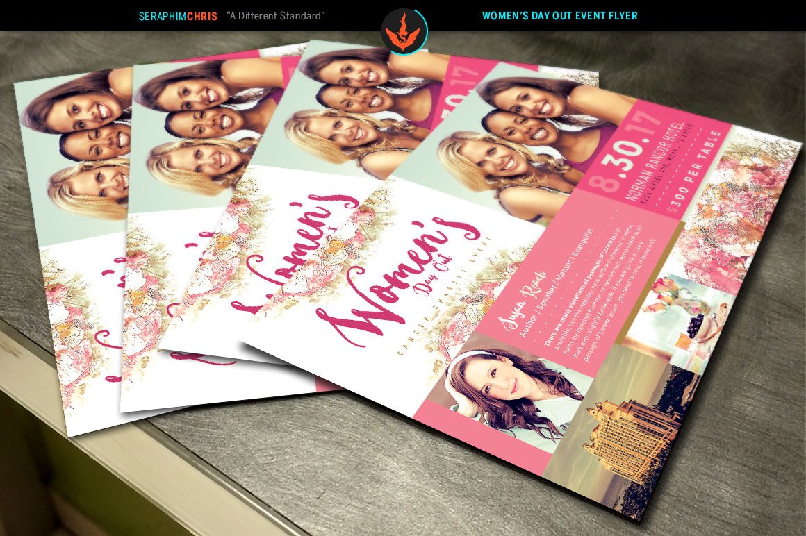 Women's Day Out Flyer Photoshop Template (27922) | Flyers | Design Bundles