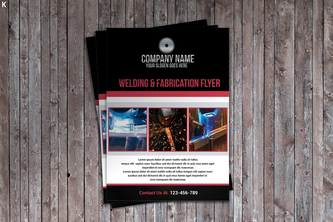 Welding and Fabrication Flyer (104271) | Flyers | Design Bundles