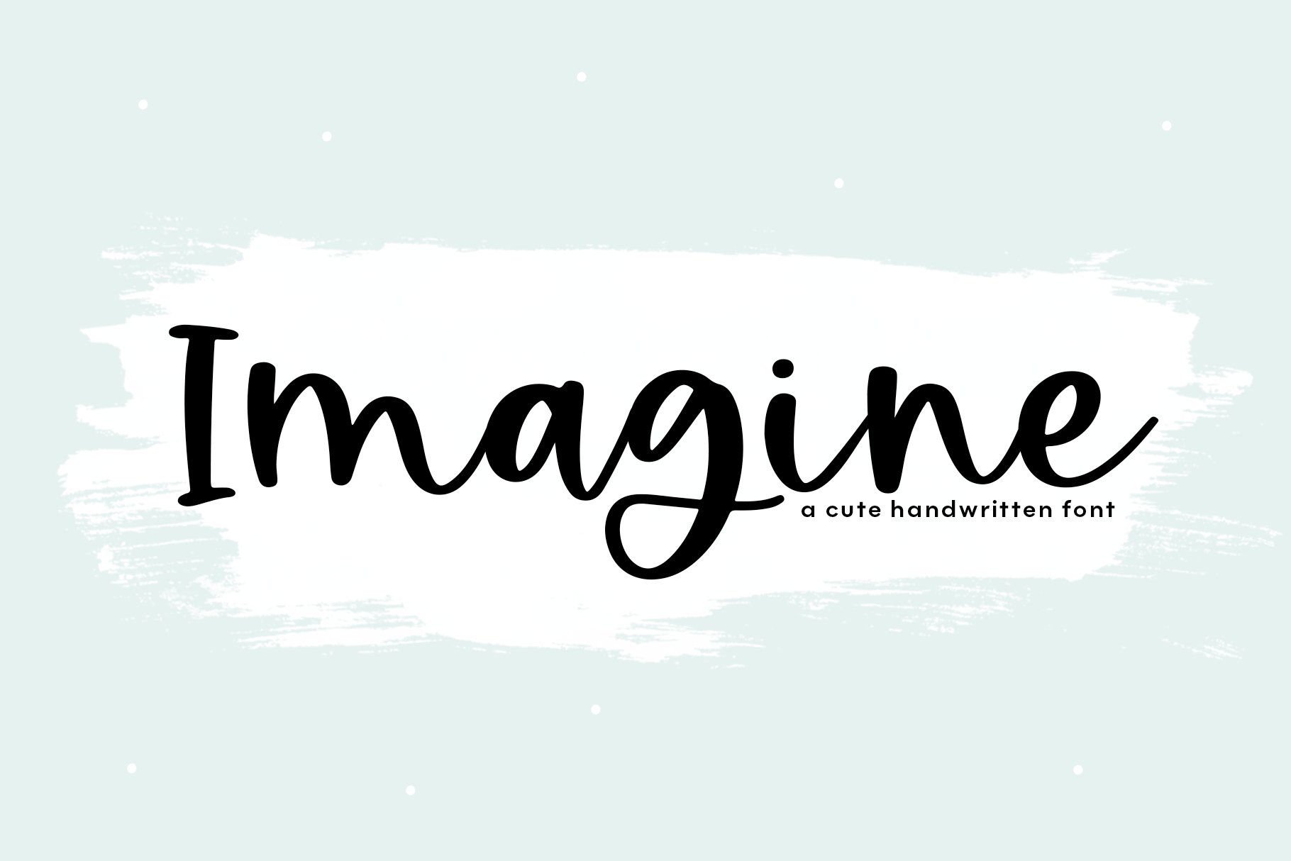 Imagine - Handwritten Script Font (764518) | Handwritten | Font Bundles