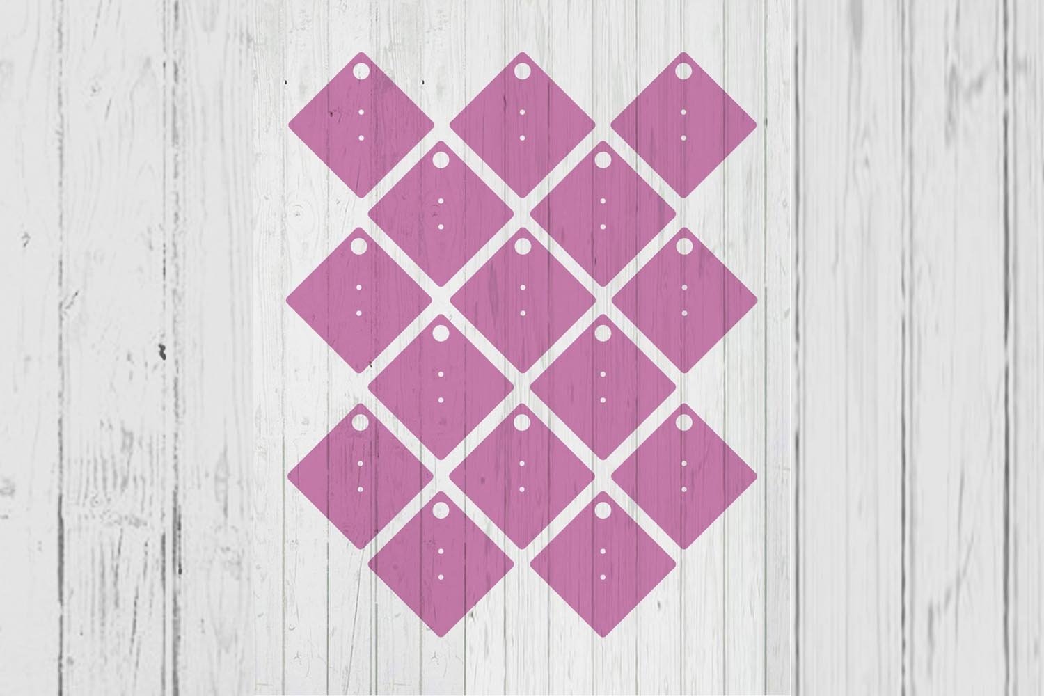 Diamond shape ring display card template svg dxf png ai file (1329667 ...