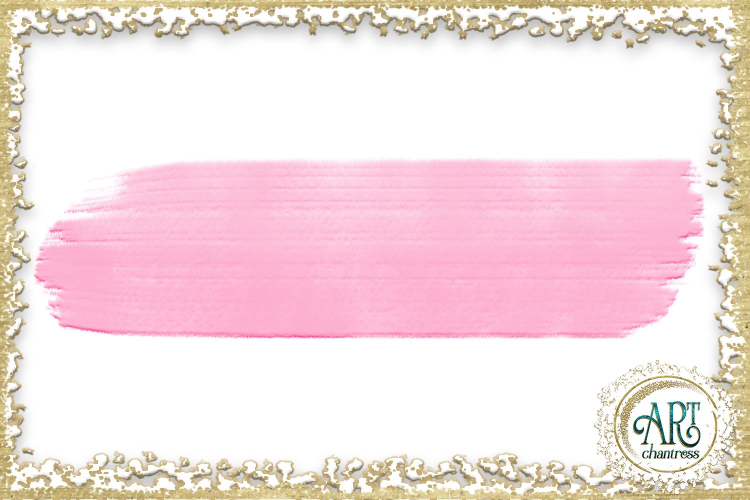 Brush Strokes in American Pink Glitter - Digital Clipart (103525 ...