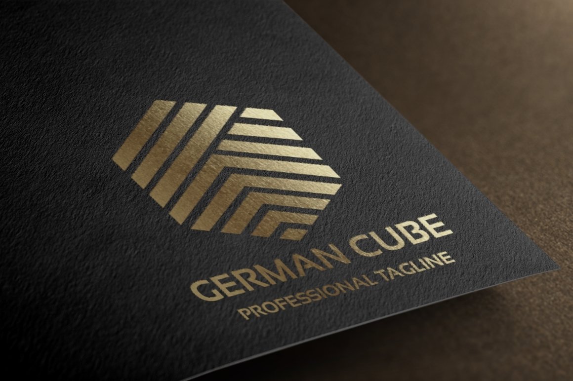 German Cube Logo (660855) | Logos | Design Bundles