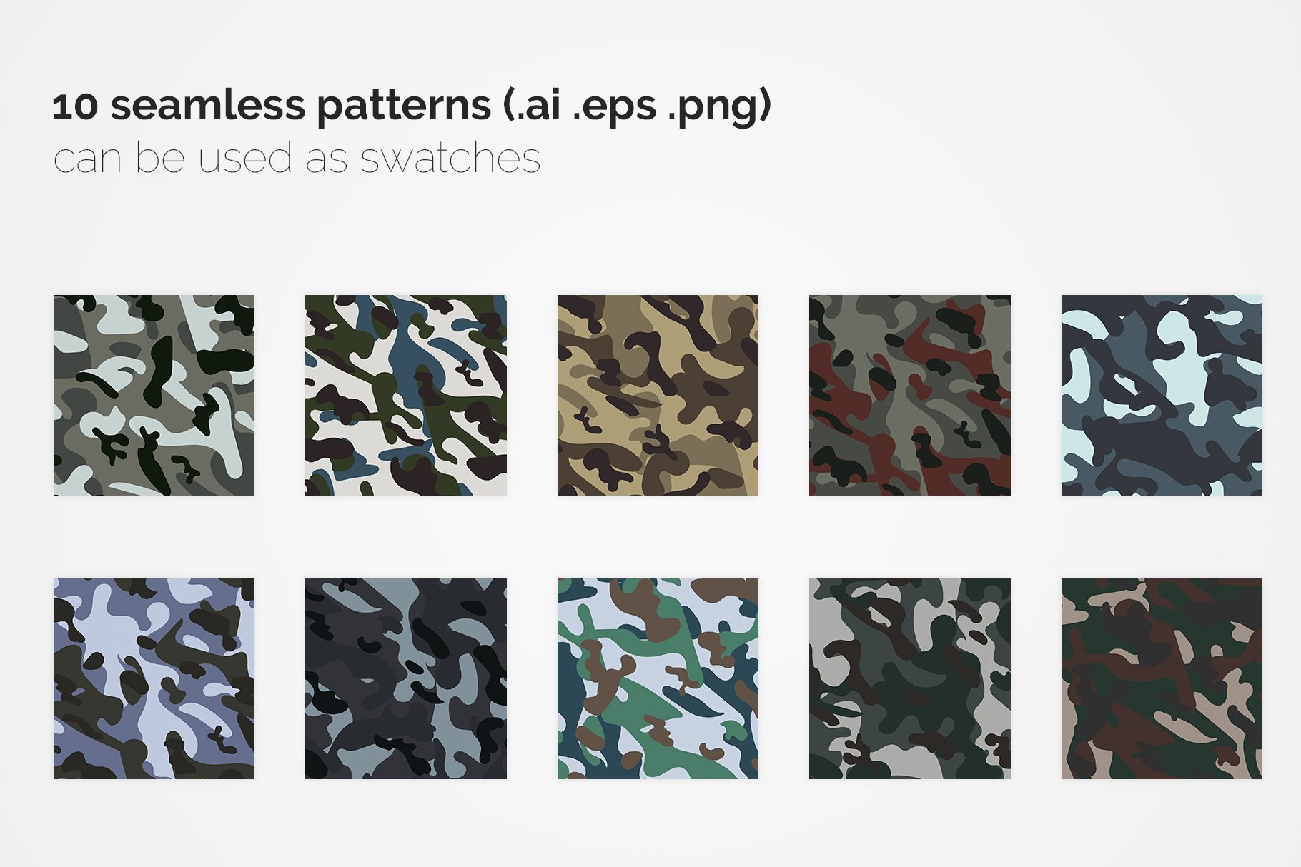 China Camouflage Seamless Patterns (557279) | Patterns | Design Bundles