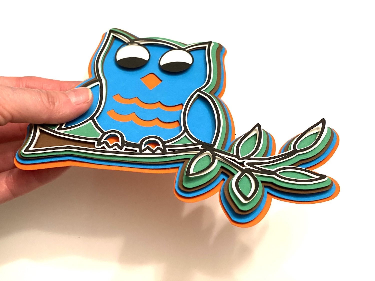 Owl 3D Layered Design