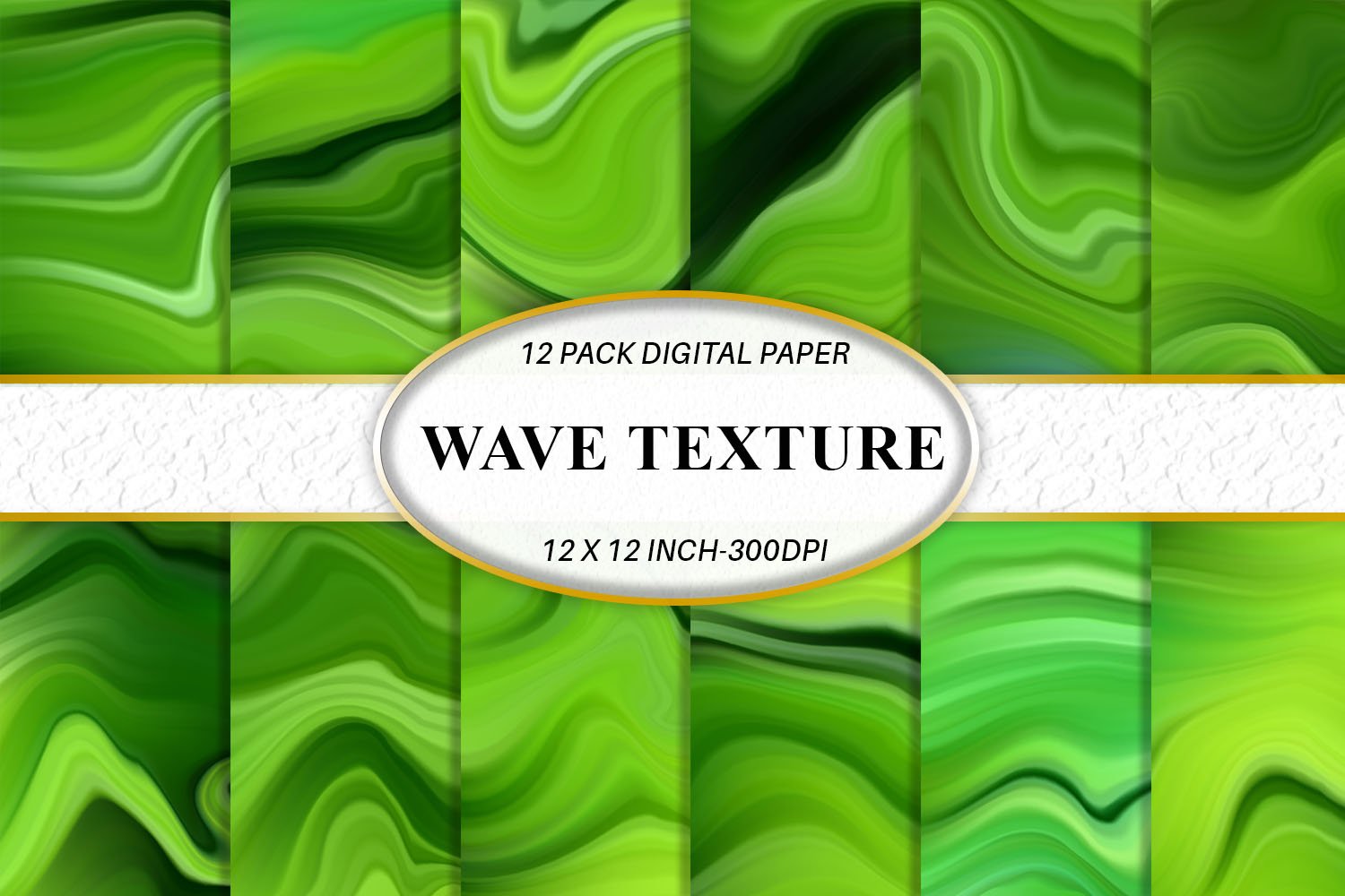 12 Pack Digital paper wave background (1318041) | Textures | Design Bundles