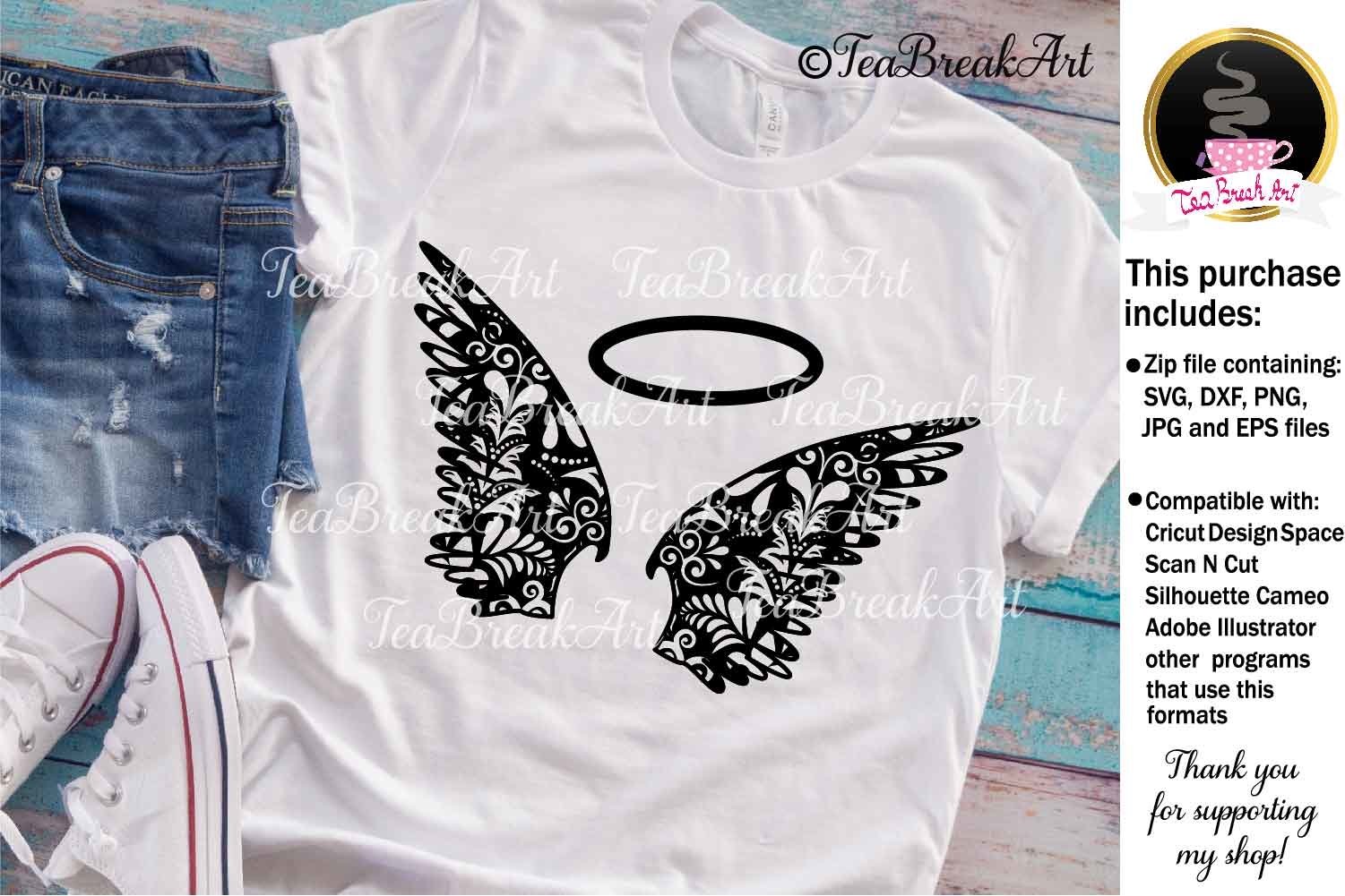 Angel Wing Cut Out Shirt