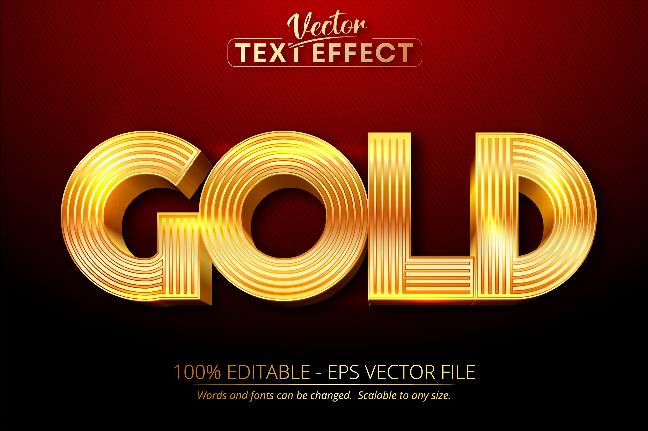Gold Text Shiny Gold Style Editable Text Effect 1055991 Plugins