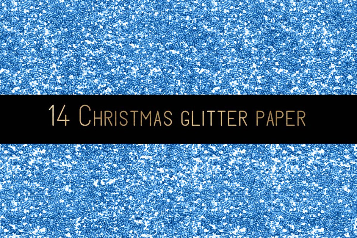 Christmas glitter digital paper (1079174) | Patterns | Design Bundles