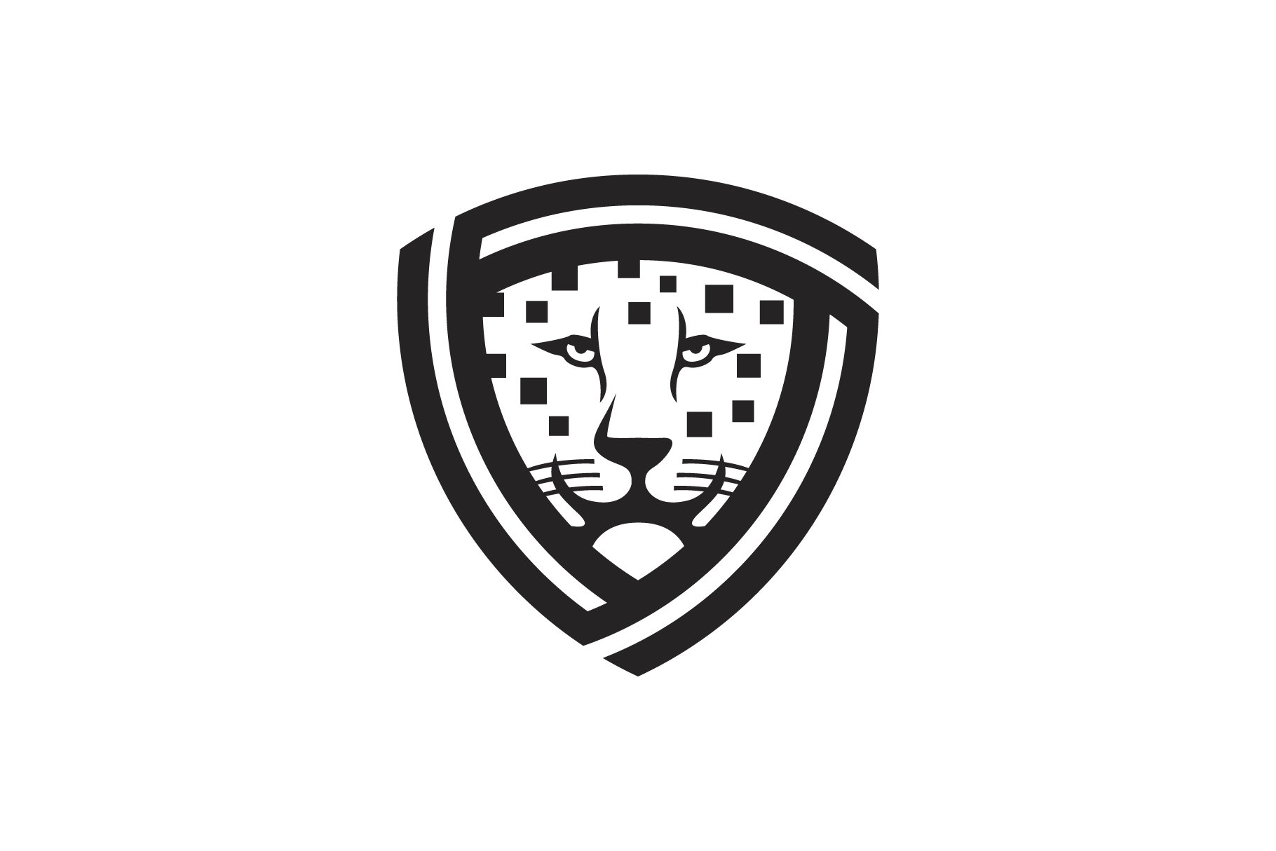 Irbis Face Logo (333444) | Logos | Design Bundles