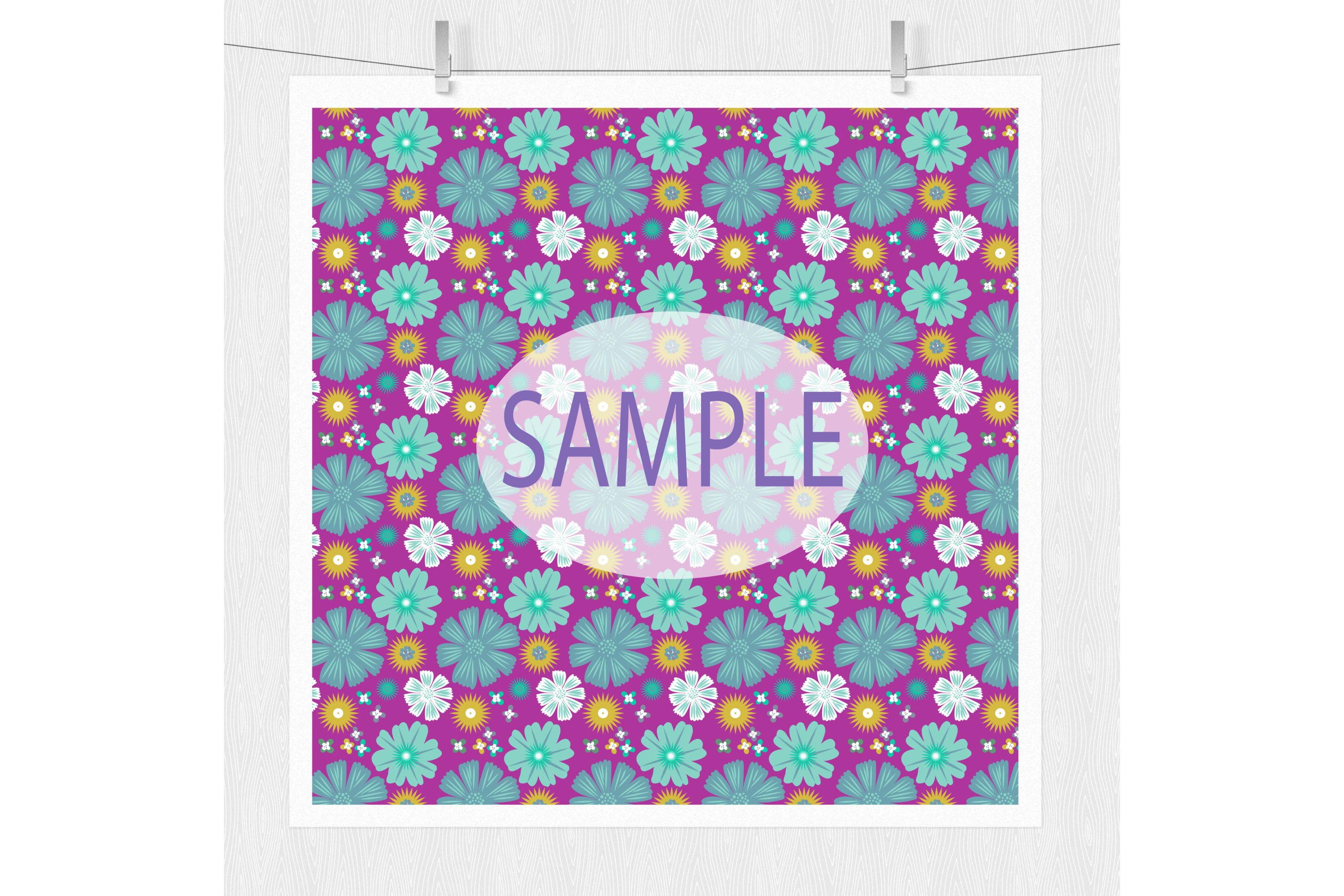 Floral Digital Paper (13098) | Backgrounds | Design Bundles