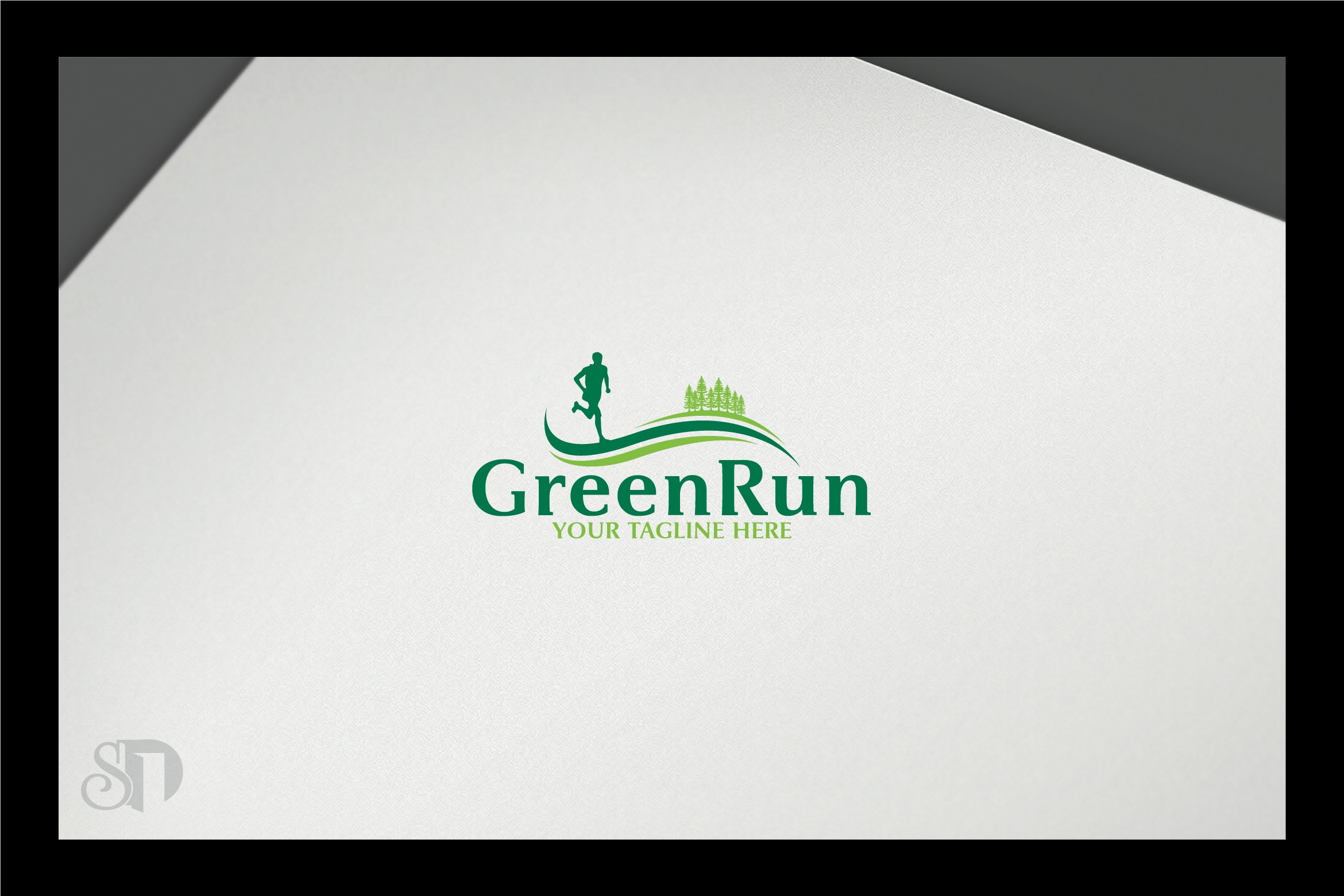 GreenRun Logo (421700) | Logos | Design Bundles