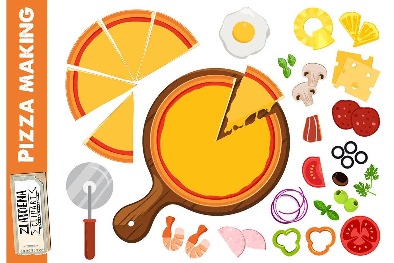 Clip Art Pizza Party