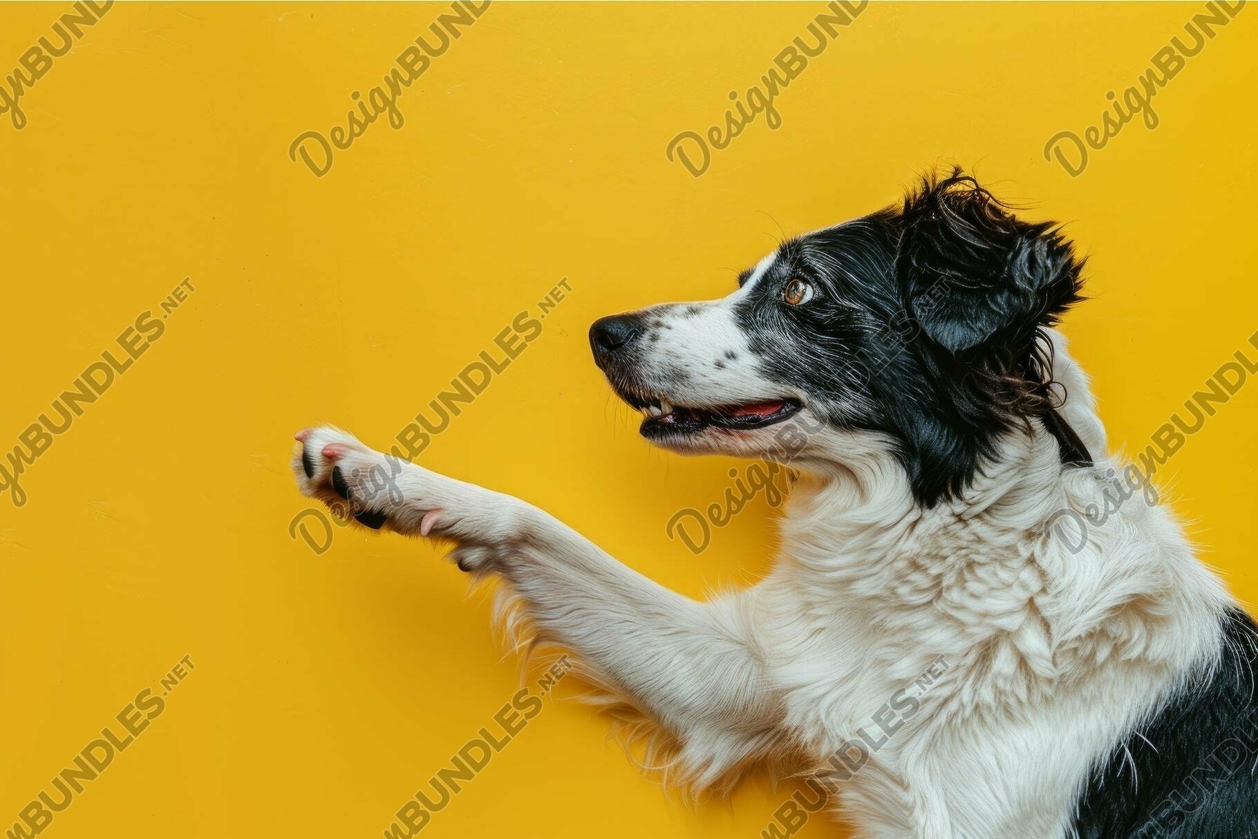 Yellow Border Collie