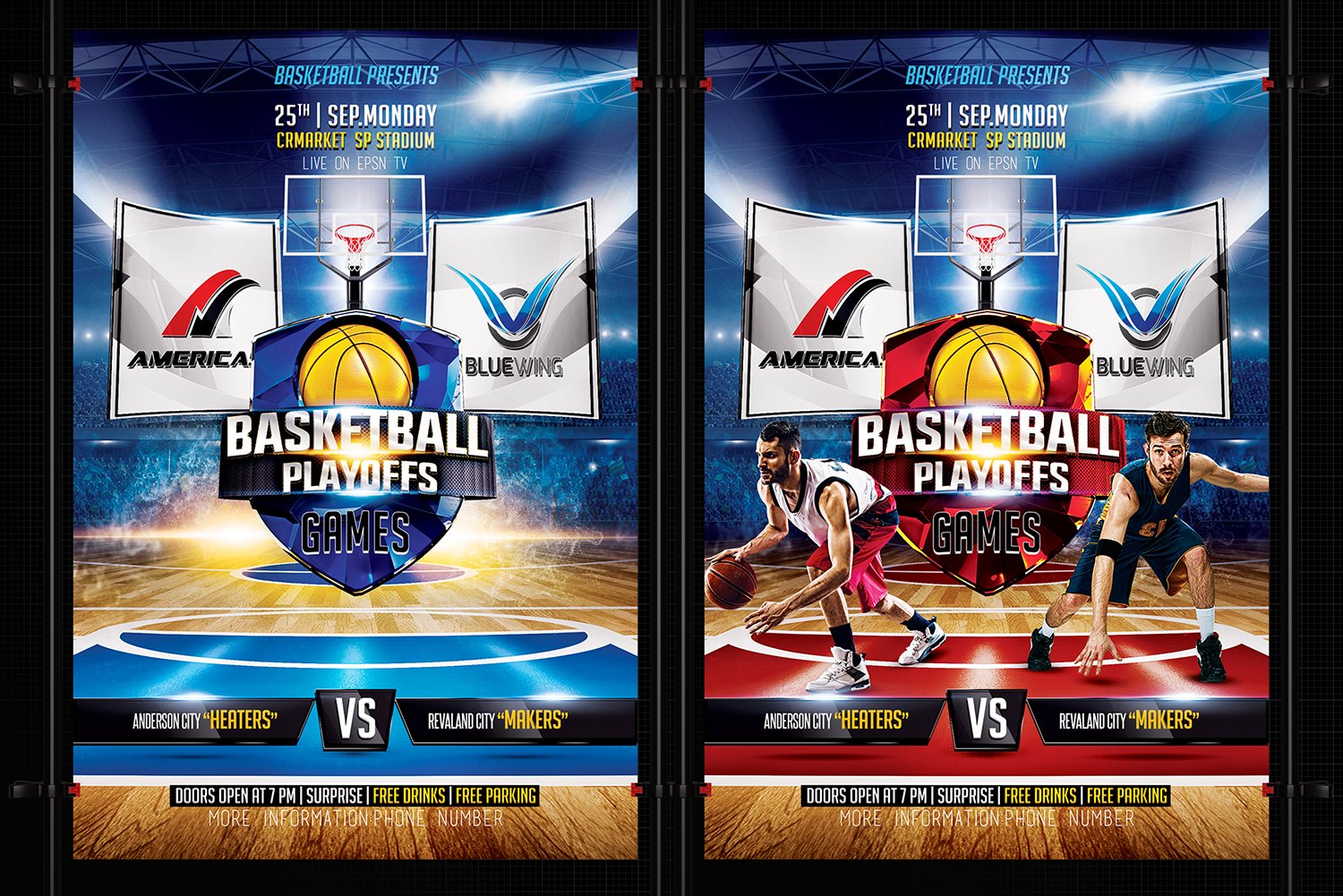 Basketball Flyer Template (973524) | Flyers | Design Bundles