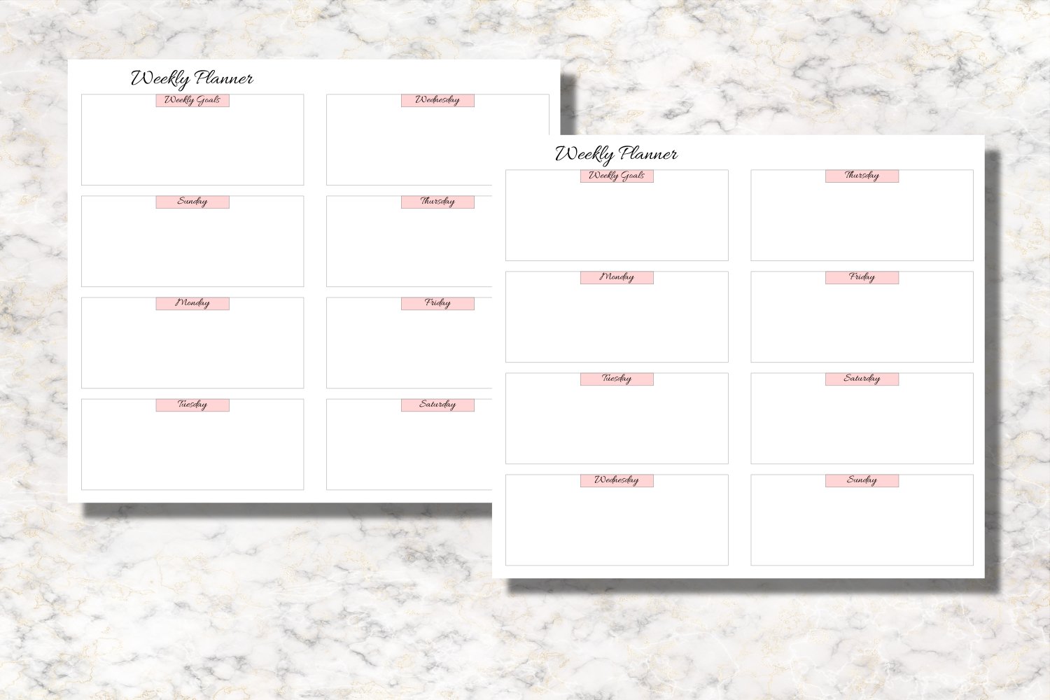 Hibiscus Flowers Personal Size Notebook Inserts Planner