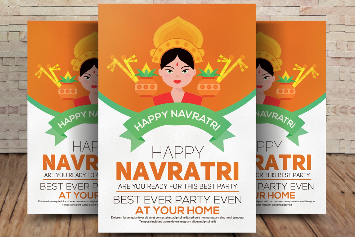 Navratri Flyer (479720) | Flyers | Design Bundles