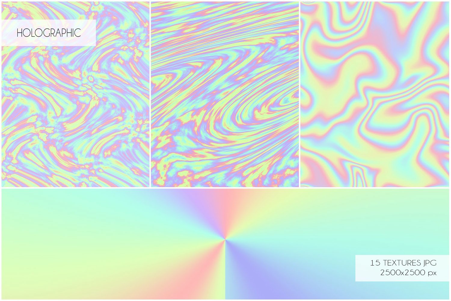 15 Holographic Textures Backgrounds JPG (694584) | Textures | Design ...