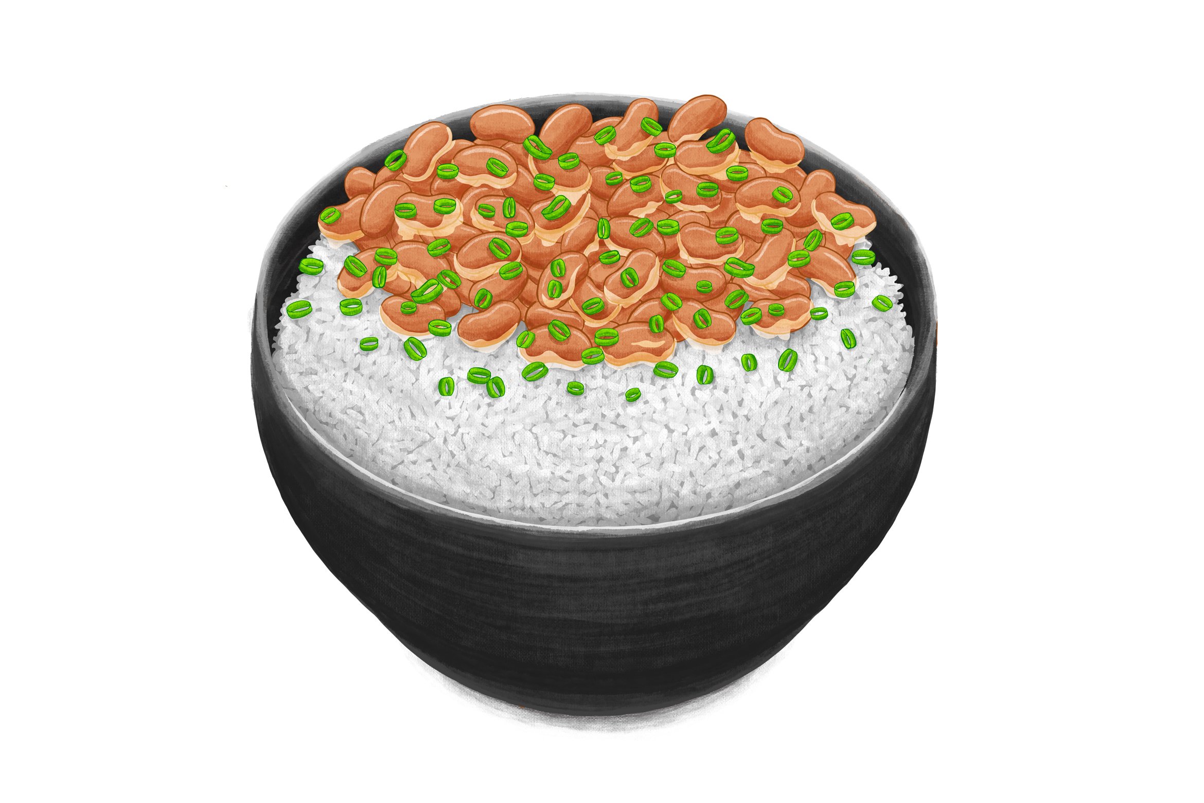 Natto Japanese Food (1034742) | Illustrations | Design Bundles