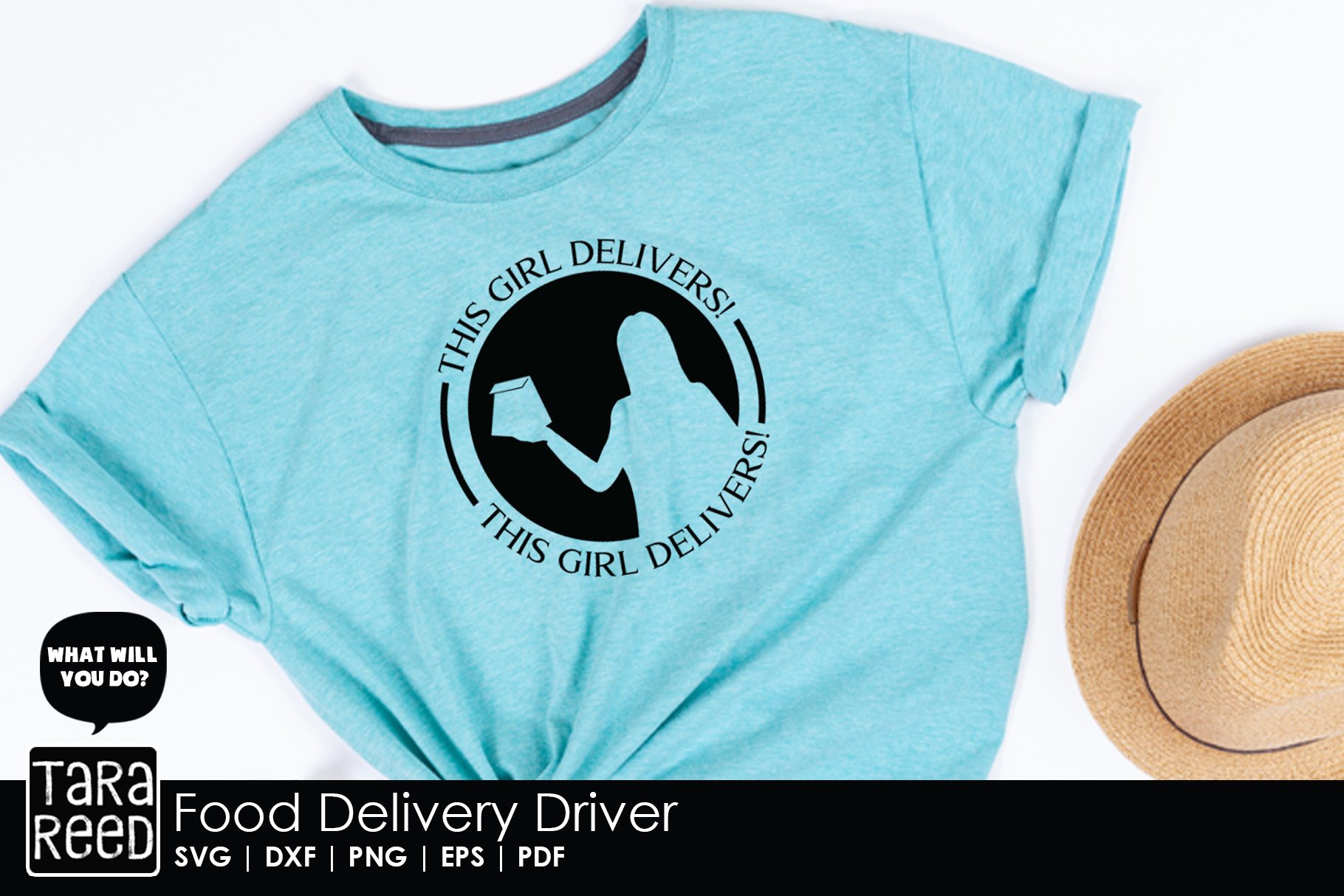 Food Delivery Driver - SVG and Cut Files for Crafters (1130349) | Cut ...