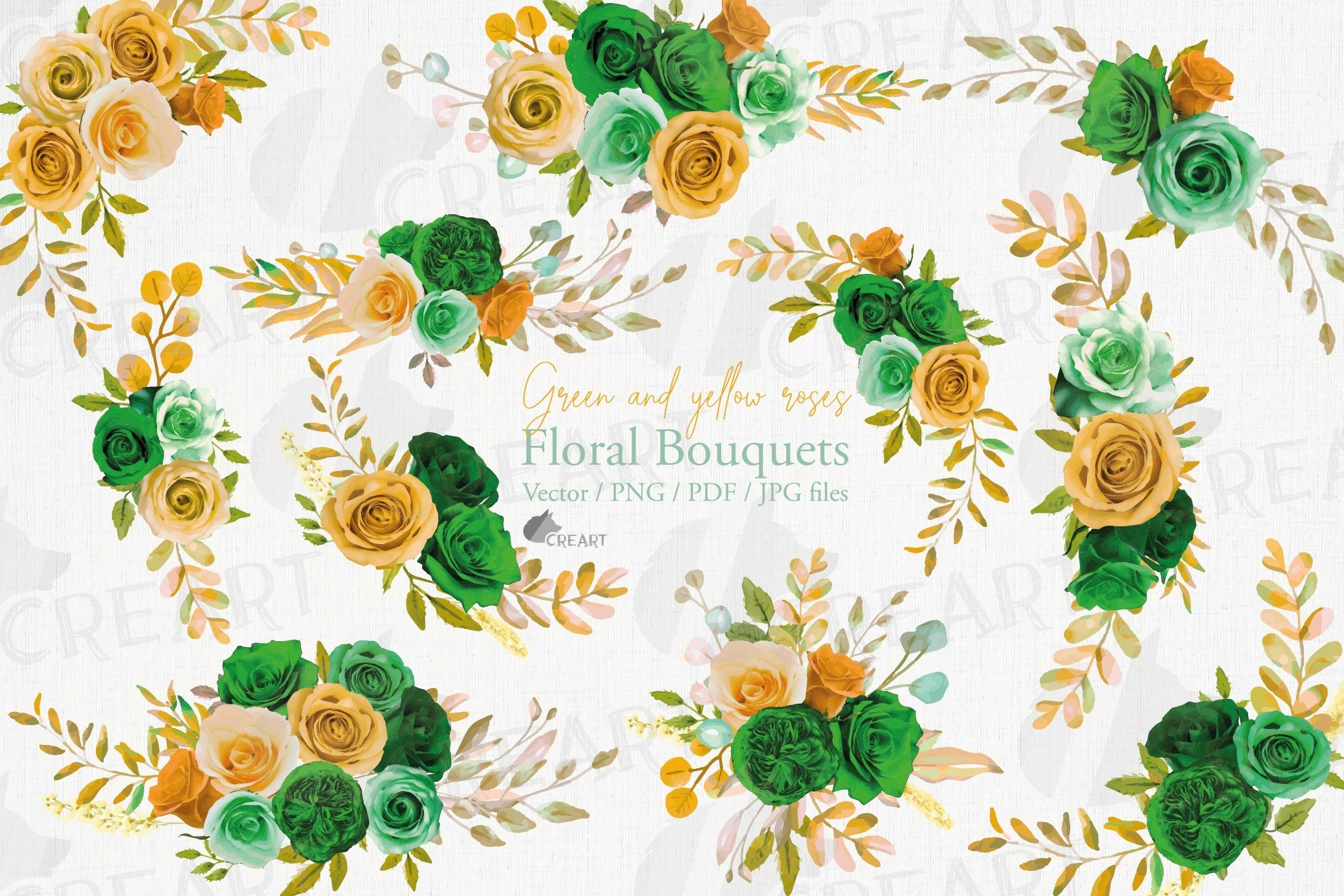 Floral Home Decor Clip Art