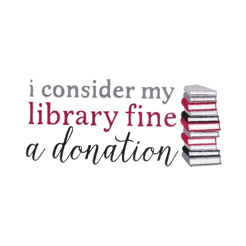 Library Sentiments - 12 Machine Embroidery Designs (250543) | Designs ...