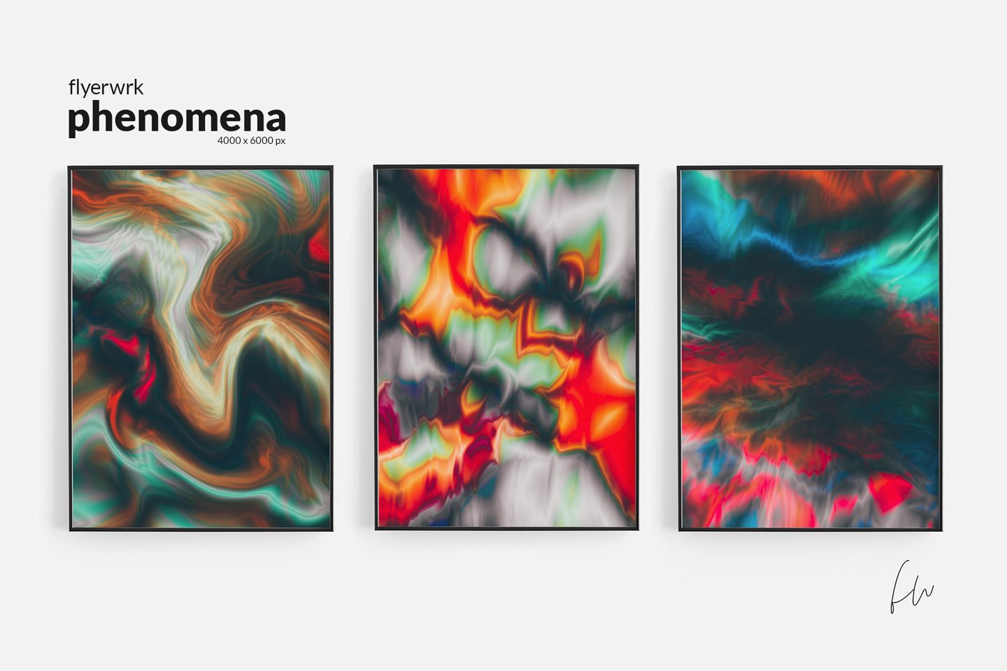 Phenomena - 32 Psychedelic Textures (184186) | Backgrounds | Design Bundles