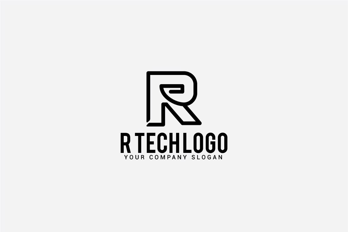 R tech logo (429636) | Logos | Design Bundles