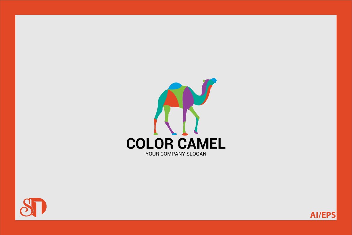 color camel logo (420968) | Logos | Design Bundles