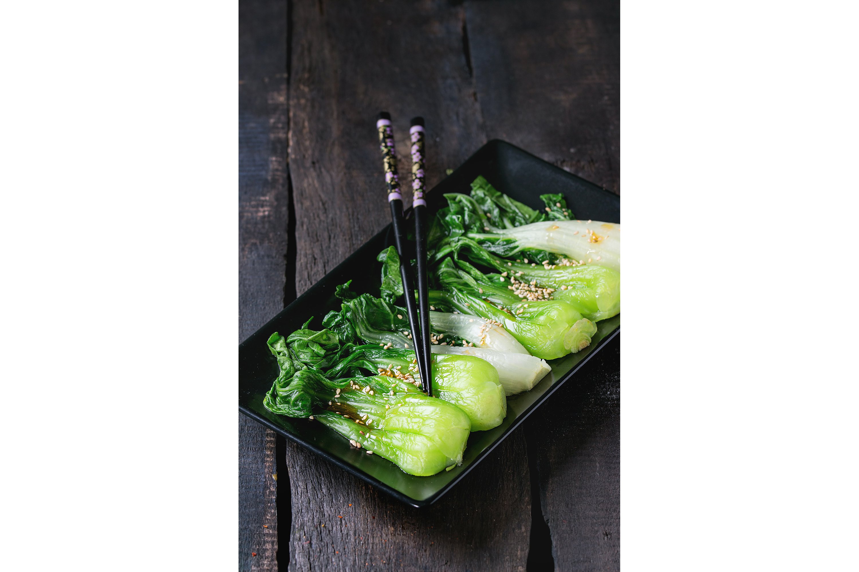 Cooked bok choy with sesame seeds (594428) | Food and Drink | Design ...