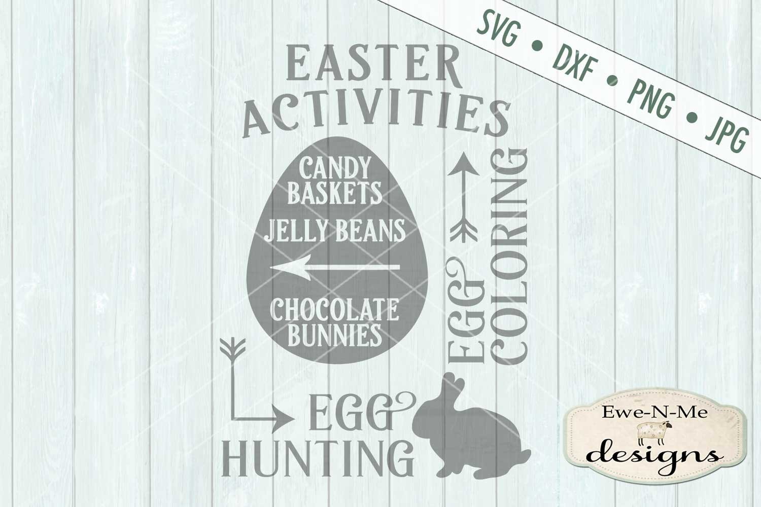 Easter Activities SVG DXF Cut File (199716) | Cut Files | Design Bundles