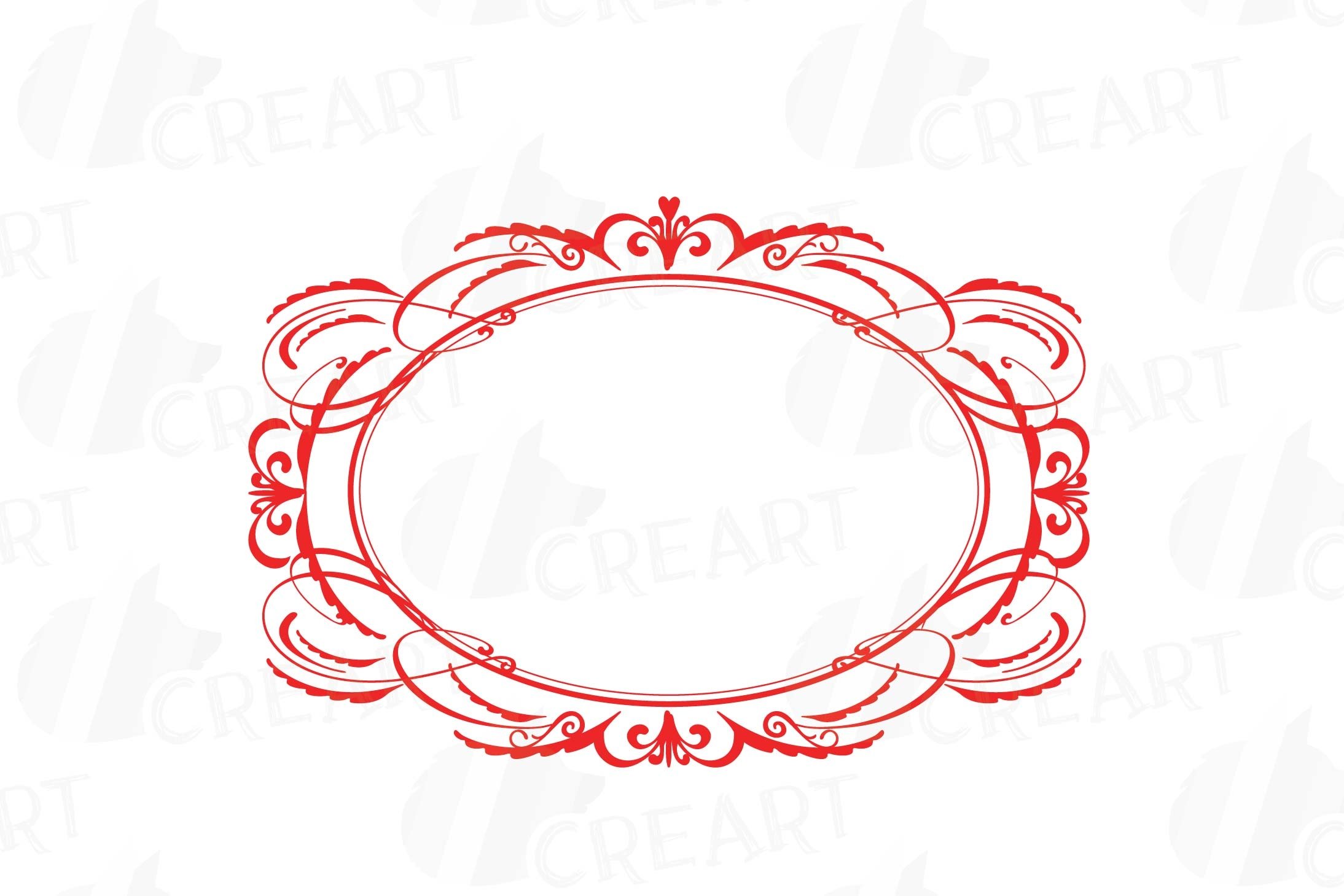 Classic red frames, printable Christmas borders clip art pac (161974 ...