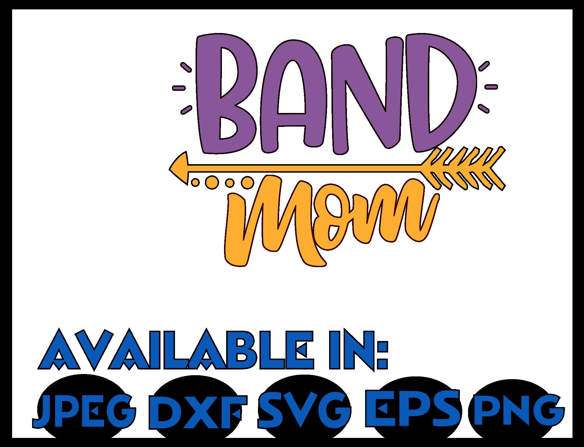 Band svg DXF JPEG Silhouette Cameo Cricut Marching Band (109082) | Cut ...