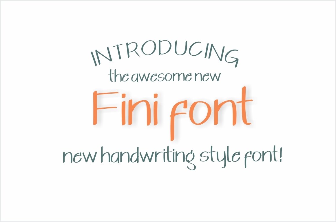 Fini Font (687) | Script | Font Bundles