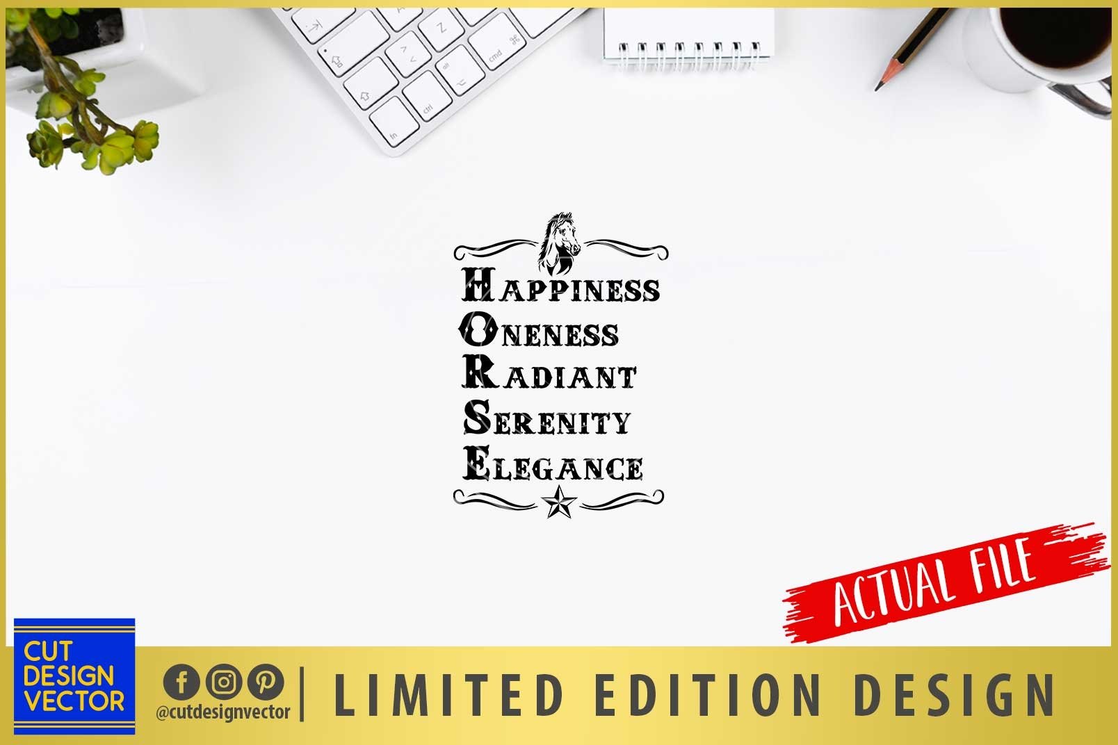 Horse Acronym SVG (845818) | SVGs | Design Bundles