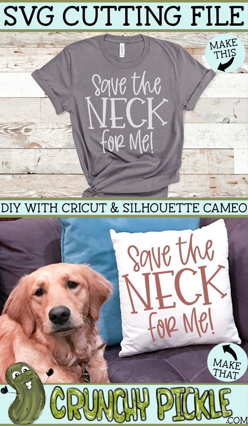 Save The Neck For Me - Christmas / Thanksgiving Turkey SVG (155604 ...