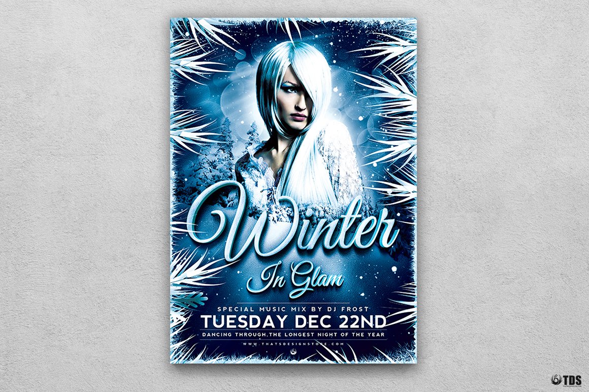 Winter Glam Flyer Bundle (36580) | Flyers | Design Bundles