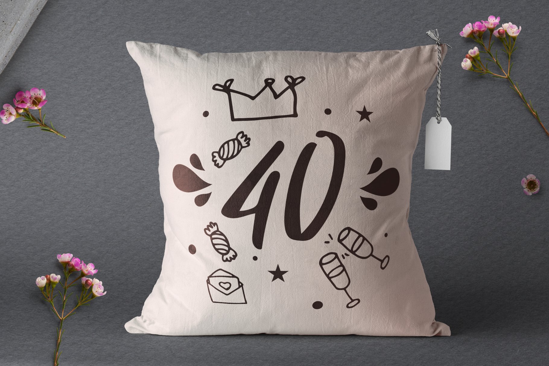 Happy 40th BUNDLE | Birthday SVG (911804) | Illustrations | Design Bundles