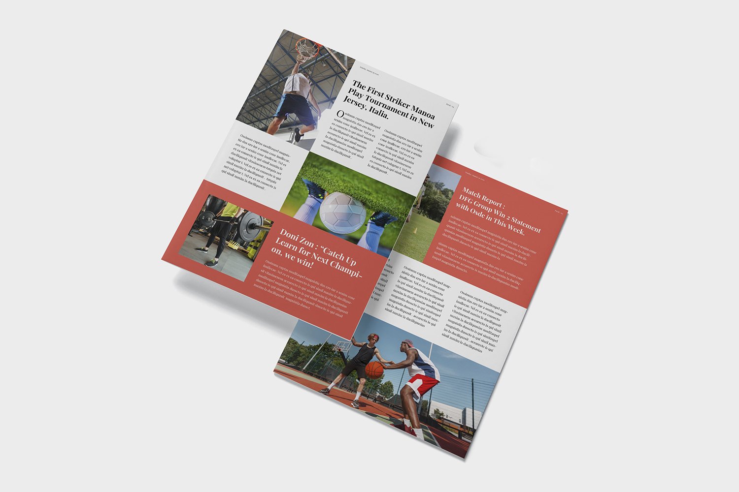 Sport Zone Newsletter Template