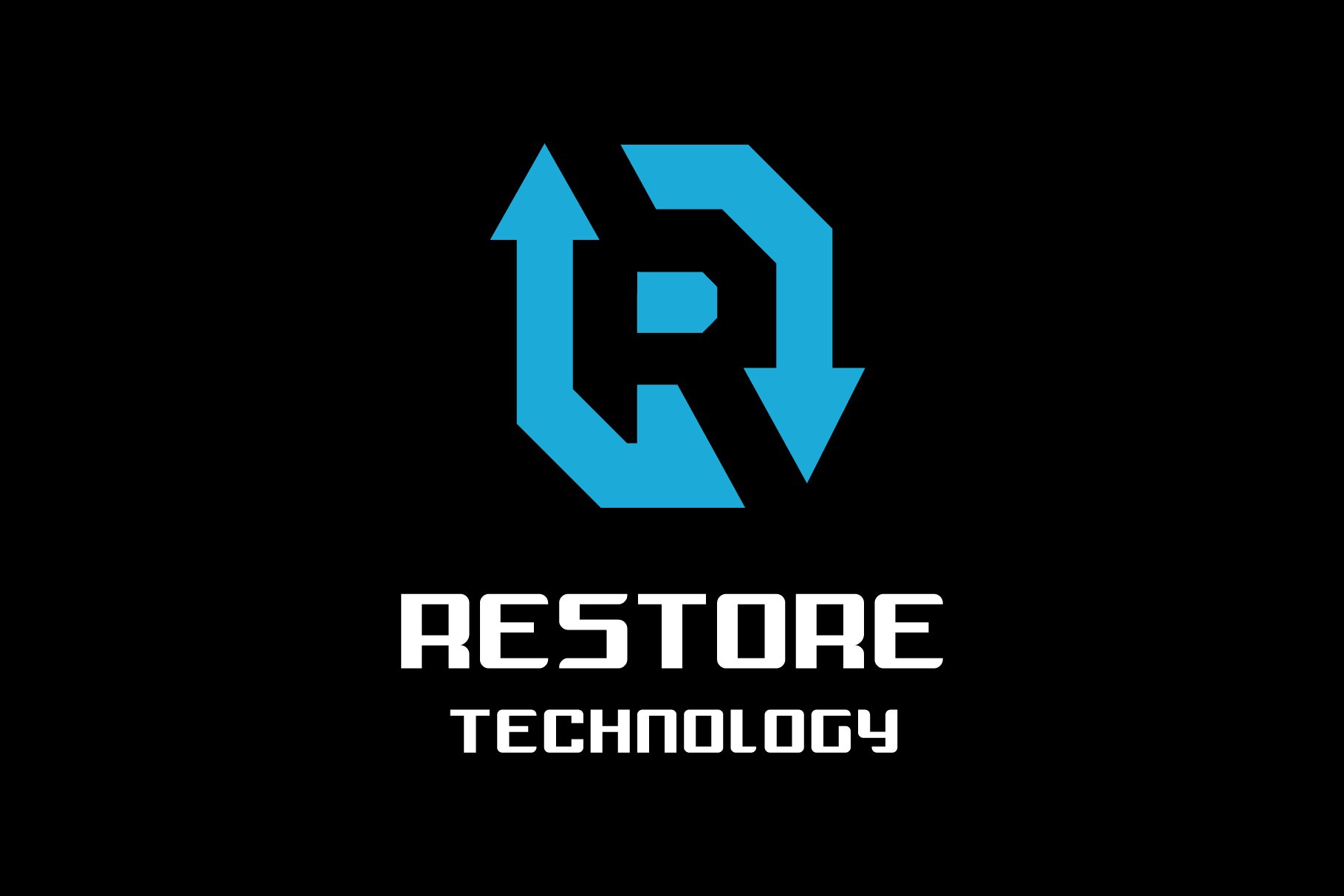 Restore Technology Logo (321538) | Logos | Design Bundles