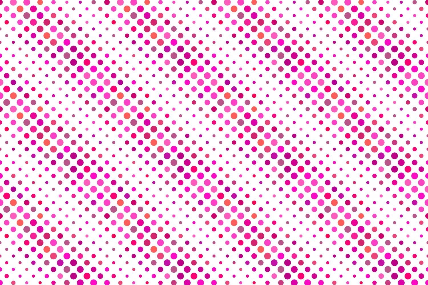 24 Seamless Pink Dot Patterns (317136) | Patterns | Design Bundles