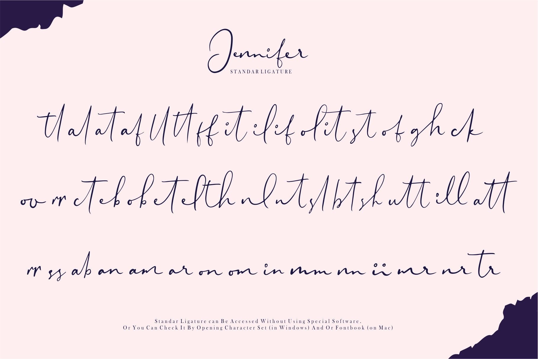 Jennifer (245003) | Handwritten | Font Bundles