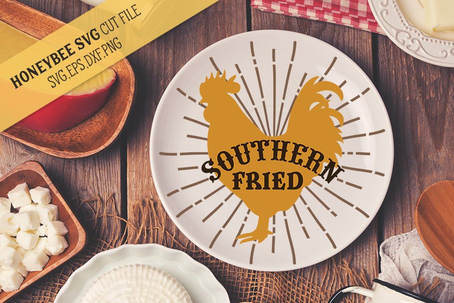 Southern Fried Chicken svg (8919) | SVGs | Design Bundles