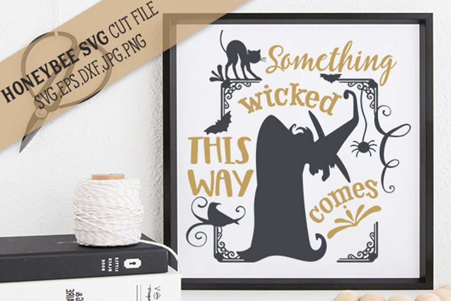 Something Wicked SVG Cut File (141648) | SVGs | Design Bundles