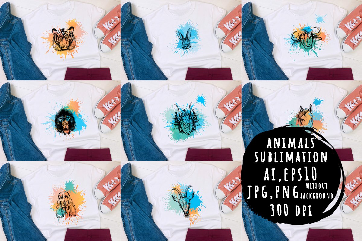 Animals sublimation. Chinese calendar, 12 years cycle (1085424 ...