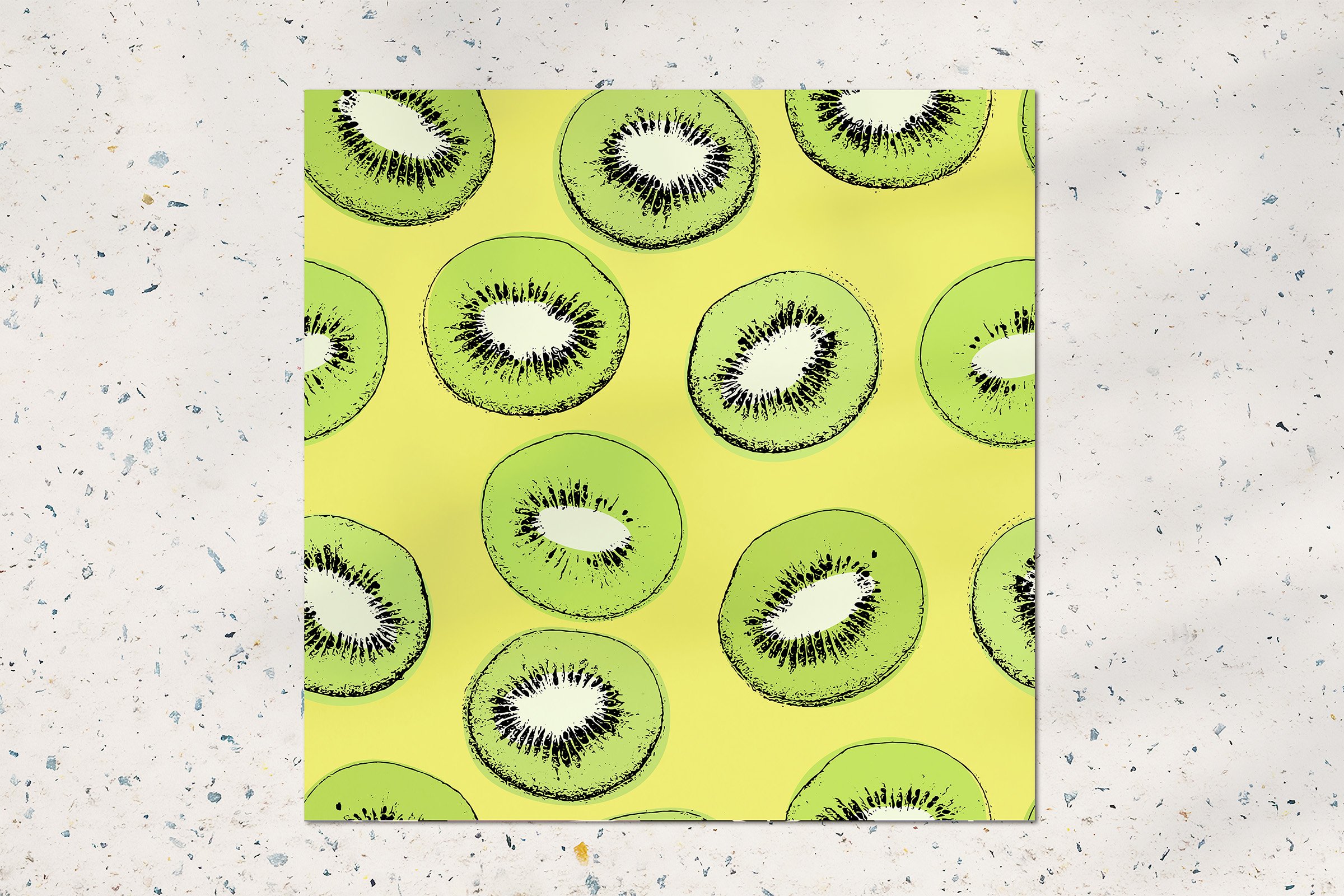 Kiwi fruit seamless pattern (559245) | Patterns | Design Bundles