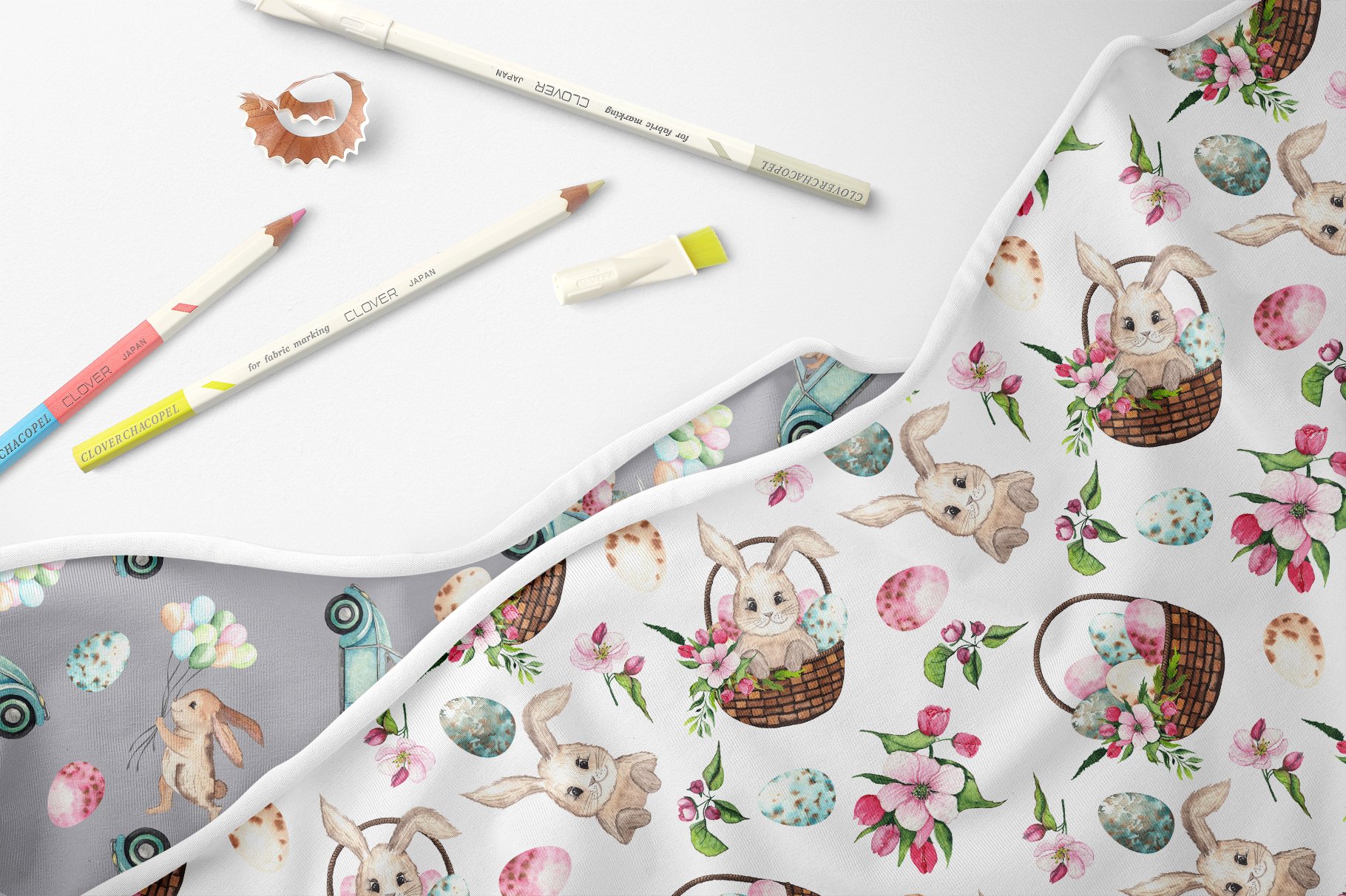 Easter Bunny. Watercolor collection (429289) | Illustrations | Design ...