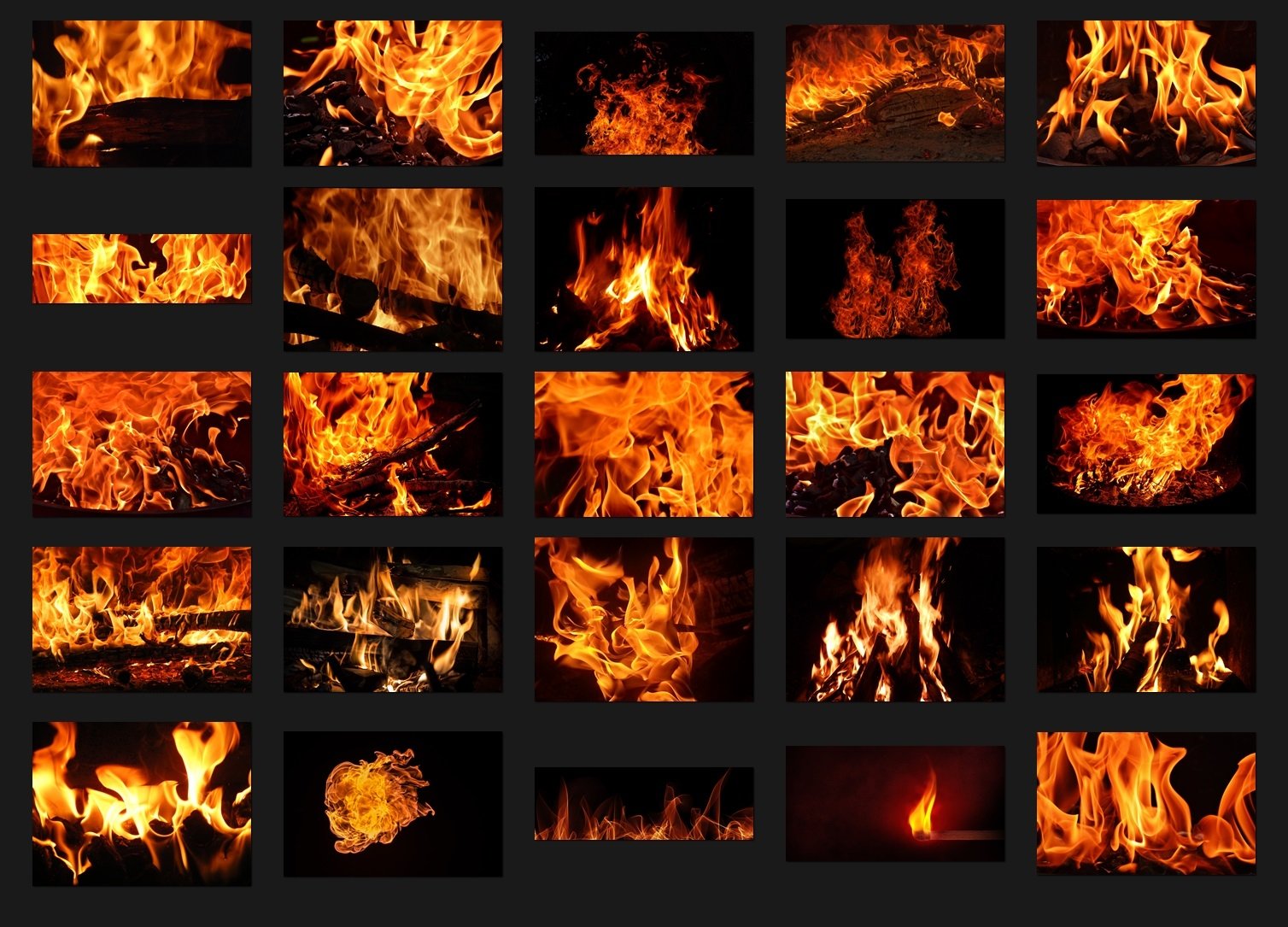 200 FIRE DIGITAL PHOTOSHOP OVERLAYS, BACKDROPS, BACKGROUNDS (530860 ...